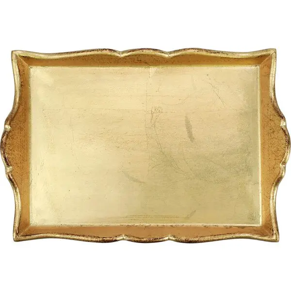 VIETRI Florentine Gilt Tray - Gold