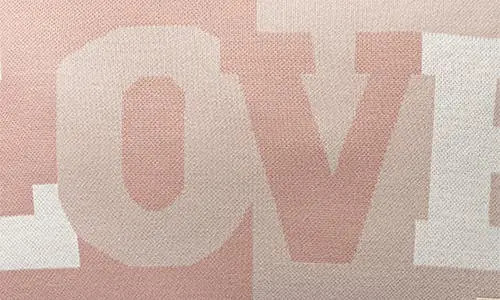 DOMANI HOME Love Accent Pillow - Blush