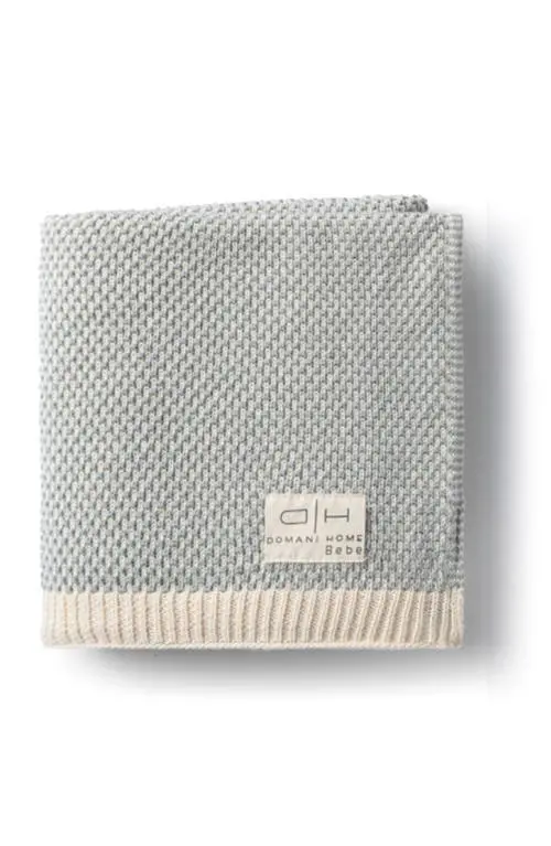 DOMANI HOME Brunello Baby Blanket - Lake Blue