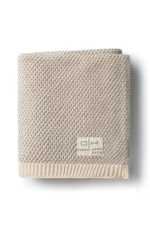 DOMANI HOME Brunello Baby Blanket - Linen Sand