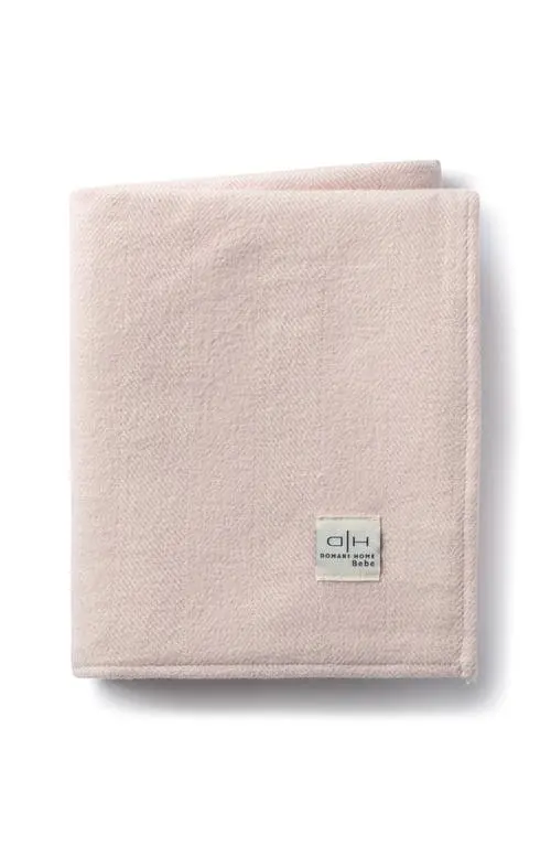 DOMANI HOME Chevron Baby Blanket - Rose