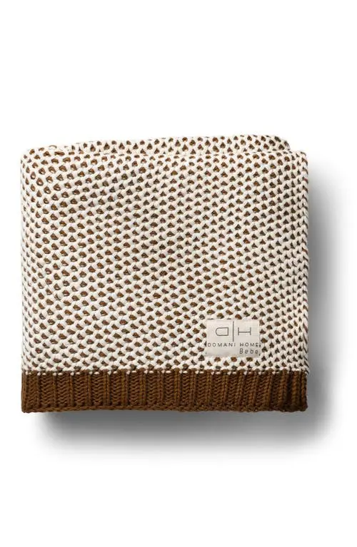 DOMANI HOME Honeycomb Baby Blanket - Brown