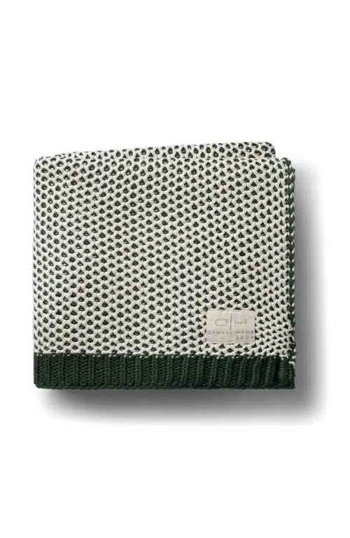 DOMANI HOME Honeycomb Baby Blanket - Forest