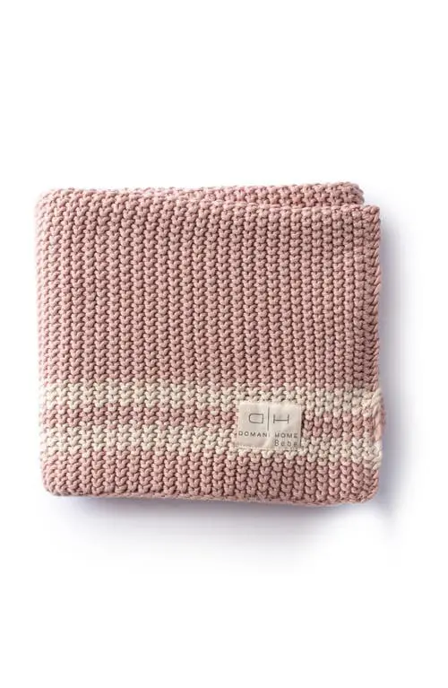 DOMANI HOME Marici Baby Blanket - Blush/shell