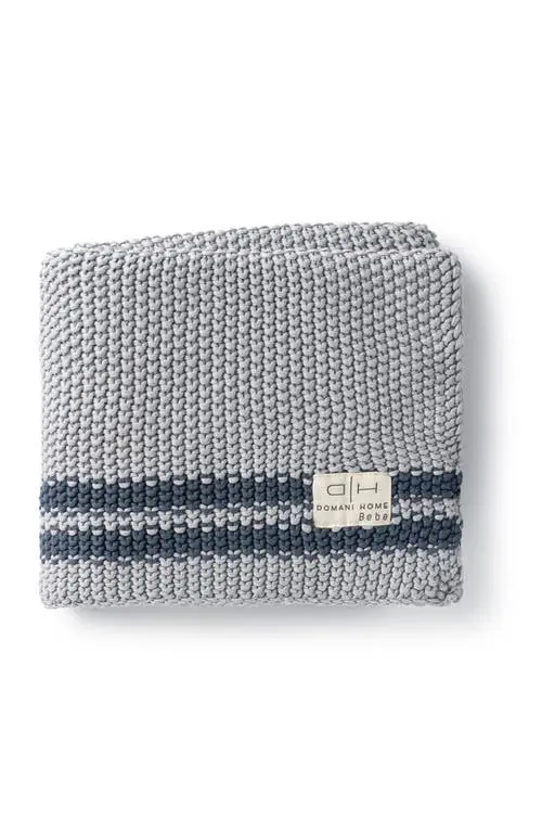 DOMANI HOME Marici Baby Blanket - Cool/ Blue