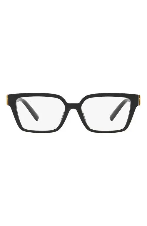 Tiffany & Co. 53mm Rectangular Eyeglasses - Black
