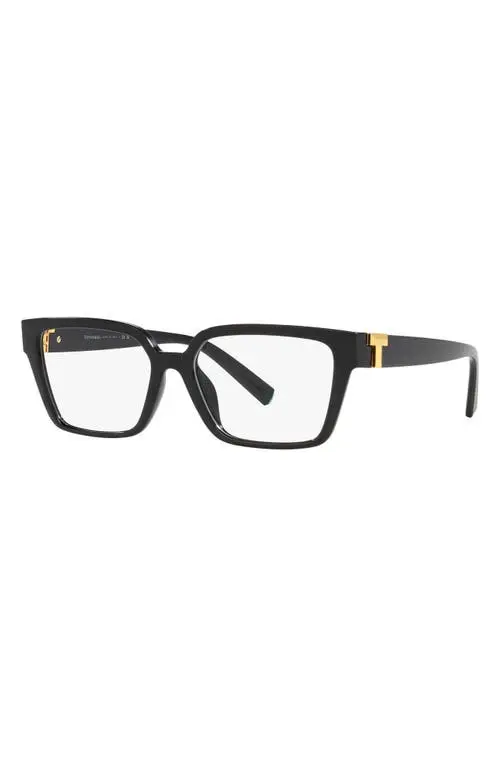 Tiffany & Co. 53mm Rectangular Eyeglasses - Black