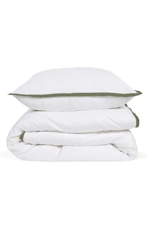 POM POM AT HOME Langston Sateen Duvet Cover & Sham Set - Moss