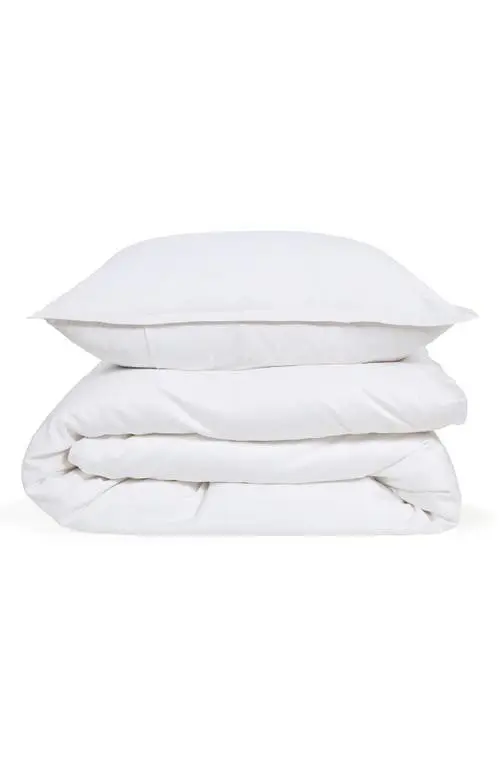 POM POM AT HOME Langston Sateen Duvet Cover & Sham Set - White