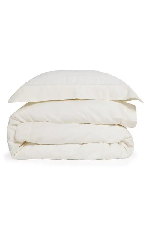 POM POM AT HOME Classico Cotton Sateen Duvet Cover & Sham Set - Ivory