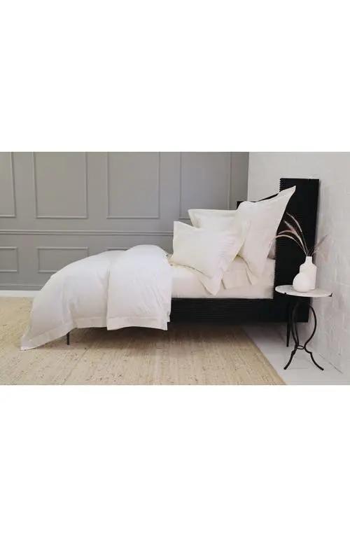POM POM AT HOME Classico Cotton Sateen Duvet Cover & Sham Set - Ivory