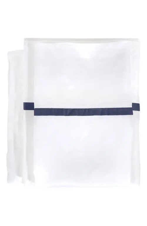 POM POM AT HOME Langston Sateen Sheet Set - Navy
