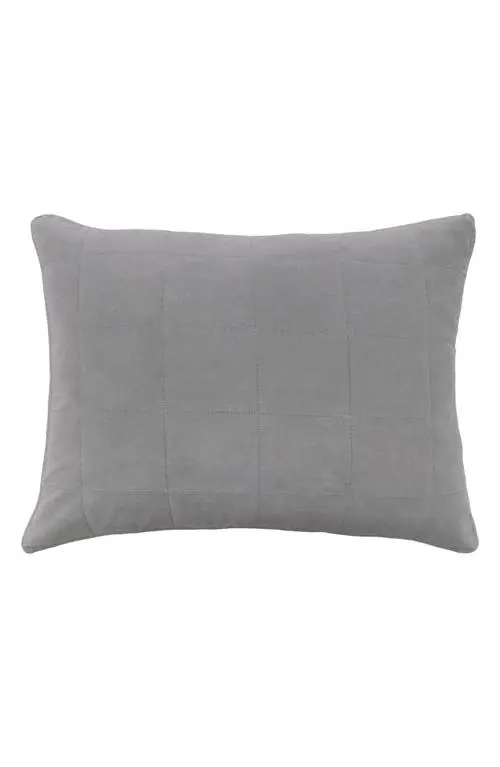 POM POM AT HOME Amsterdam Velvet Cotton Big Pillow - Shore Blue