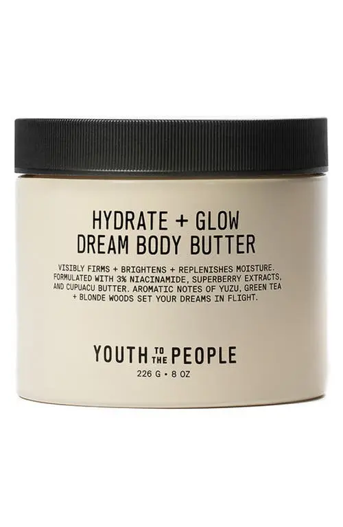Youth To The People Superberry Firm + Glow Dream Body Butter With Niacinamide, Hyaluronic Acid + Antioxidants - No Color