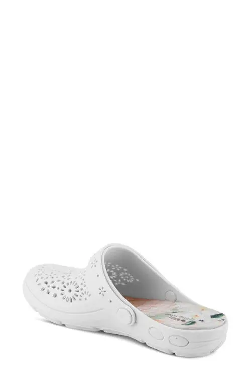 SPRING STEP SHOES Contigo Clog - White