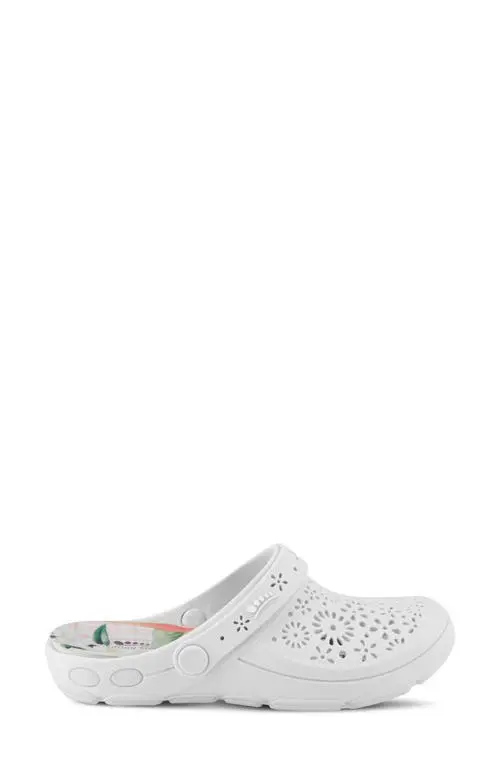 SPRING STEP SHOES Contigo Clog - White