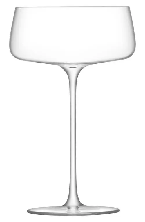 LSA Metropolitan Champagne Saucer - Clear