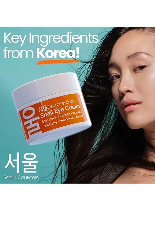 SEOUL CEUTICALS Korean Skincare Snail Eye Cream - Clear