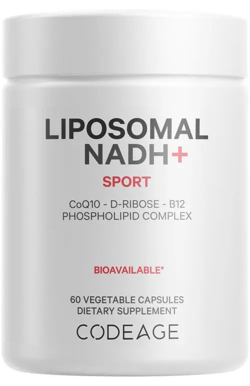 CODEAGE Liposomal Nadh+ Coq10 & Vitamin B12 Supplement - White