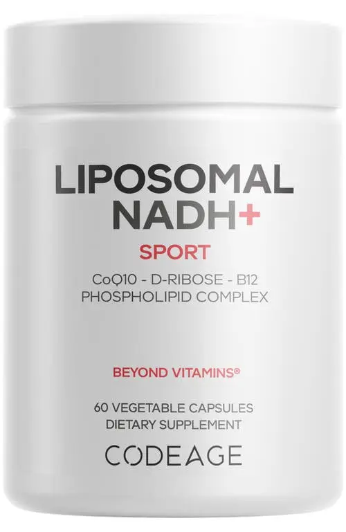 CODEAGE Liposomal Nadh+ Coq10 & Vitamin B12 Supplement - White