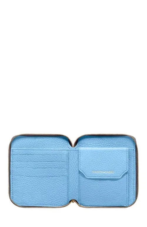 MAISON DE SABRE Small Leather Zip Around Wallet