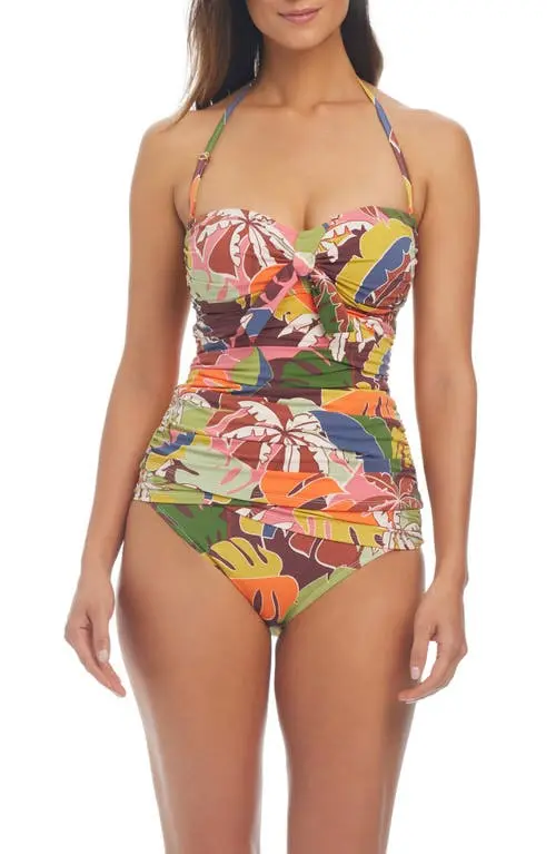 BLEU BY ROD BEATTIE Draped Tankini Top