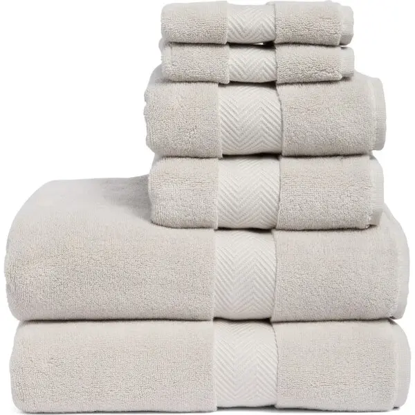 Nordstrom Organic Hydrocotton 6-piece Towel Set $144 Value - Grey Vapor