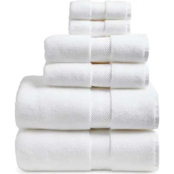 Nordstrom Organic Hydrocotton 6-piece Towel Set $144 Value - White