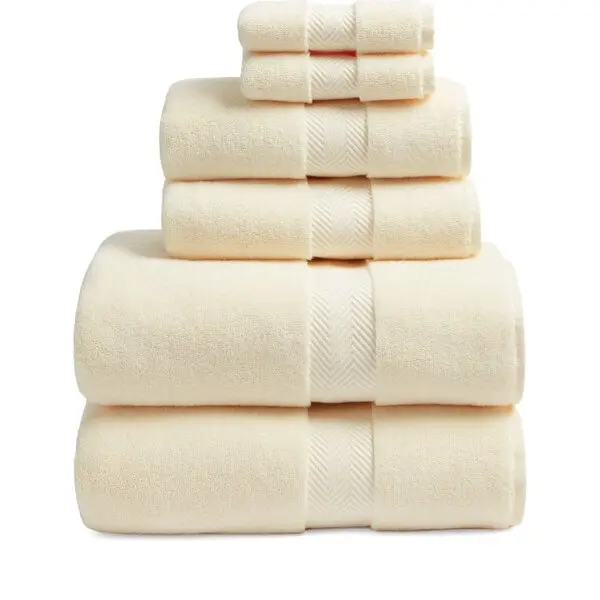 Nordstrom Organic Hydrocotton 6-piece Towel Set $144 Value - Yellow Pale