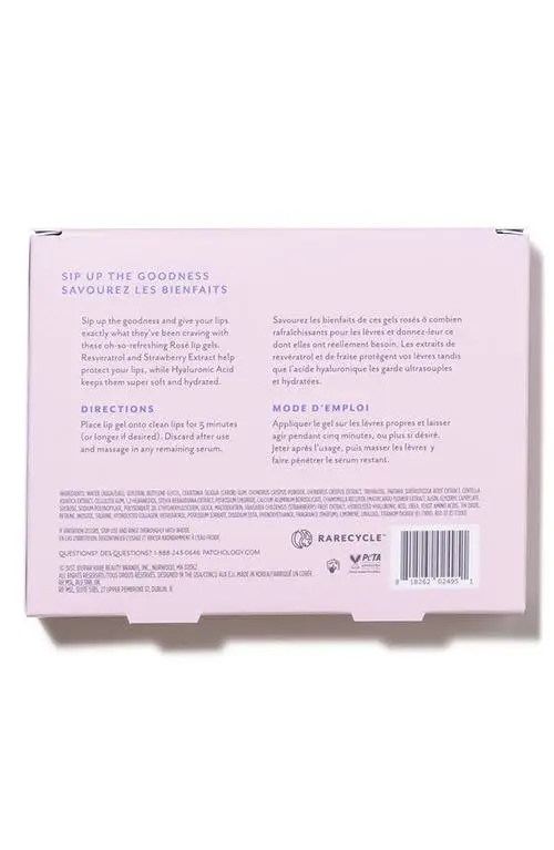 PATCHOLOGY 5-pack Serve Chilled Rosé Lip Gels - No Color