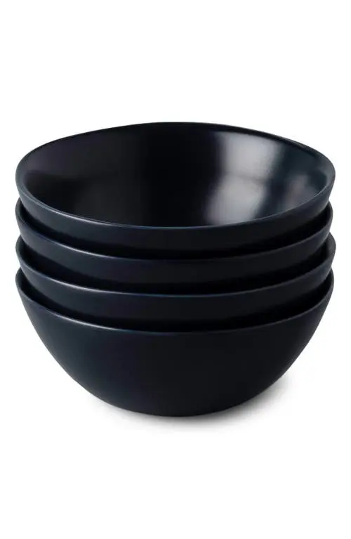FABLE The Breakfast Set Of 4 Bowls - Midnight Blue