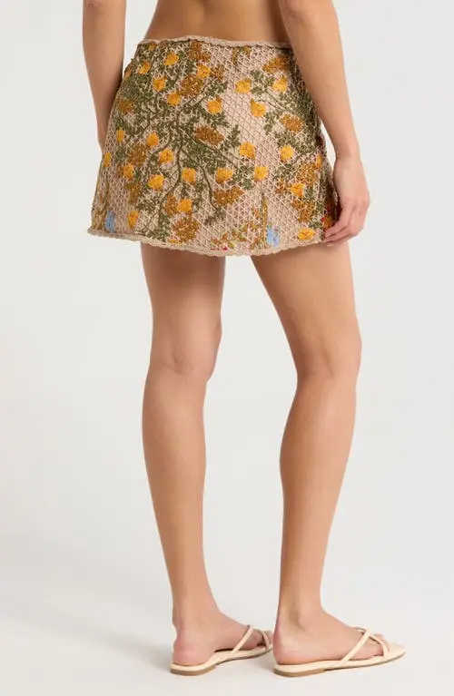 Agua Bendita Danna Tile Cover-up Skirt