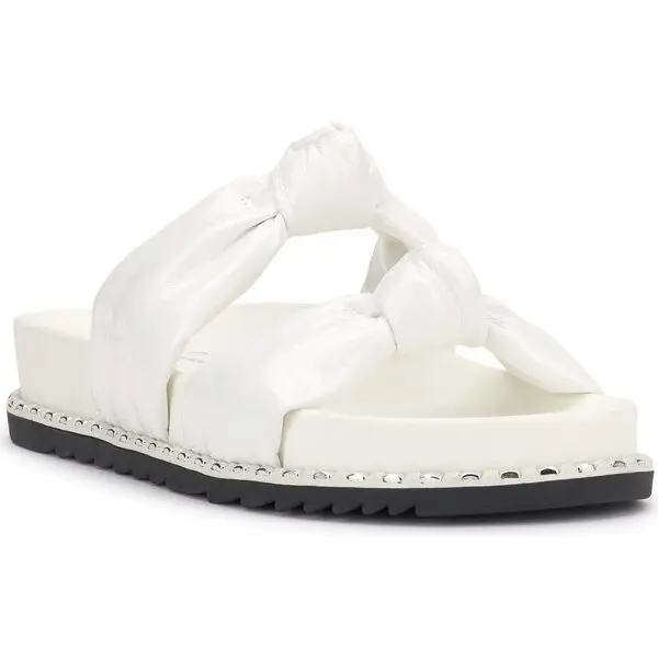Jessica Simpson Caralyna Platform Slide Sandal - White