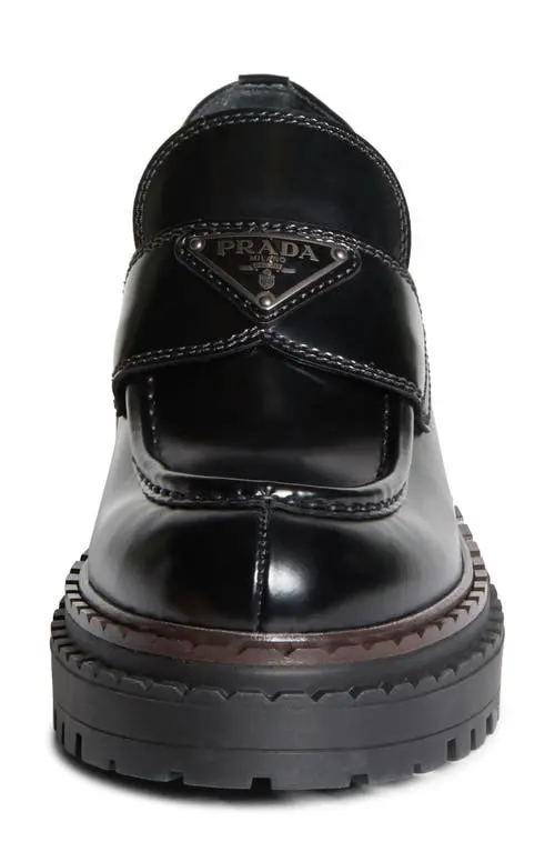 Prada Platform Loafer - Nero