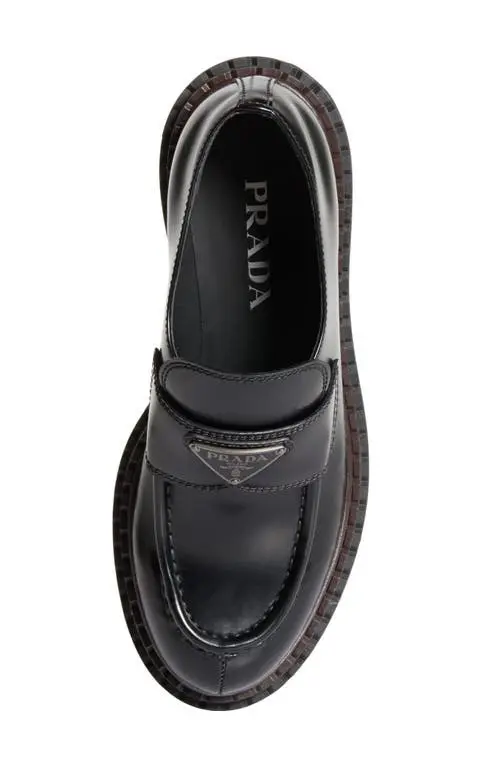 Prada Platform Loafer - Nero
