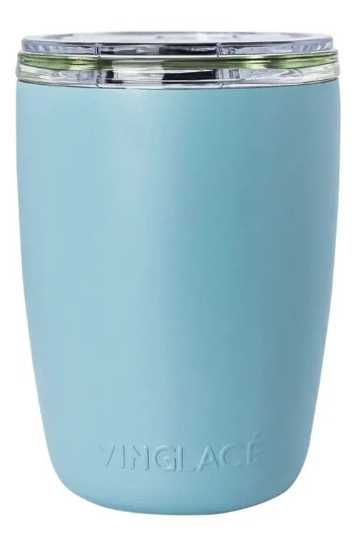 VINGLACE Stemless Wine Glass - Cool Blue