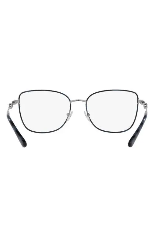 Michael Kors Empire 54mm Square Eyeglasses - Silver