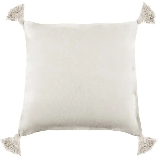 POM POM AT HOME Montauk Tassel Accent Pillow - Cream