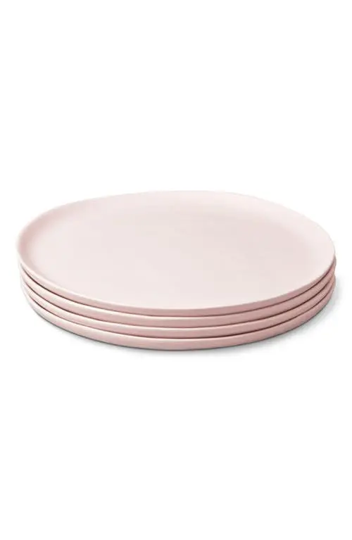 FABLE The Dinner Set Of 4 Plates - Blush Pink