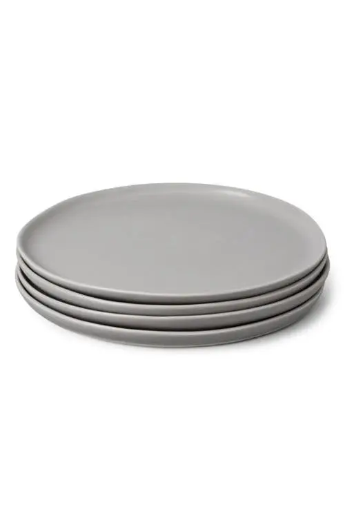 FABLE The Dinner Set Of 4 Plates - Dove Grey