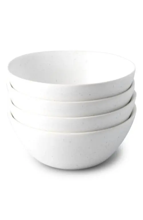FABLE The Dessert Set Of 4 Bowls - Speckled White