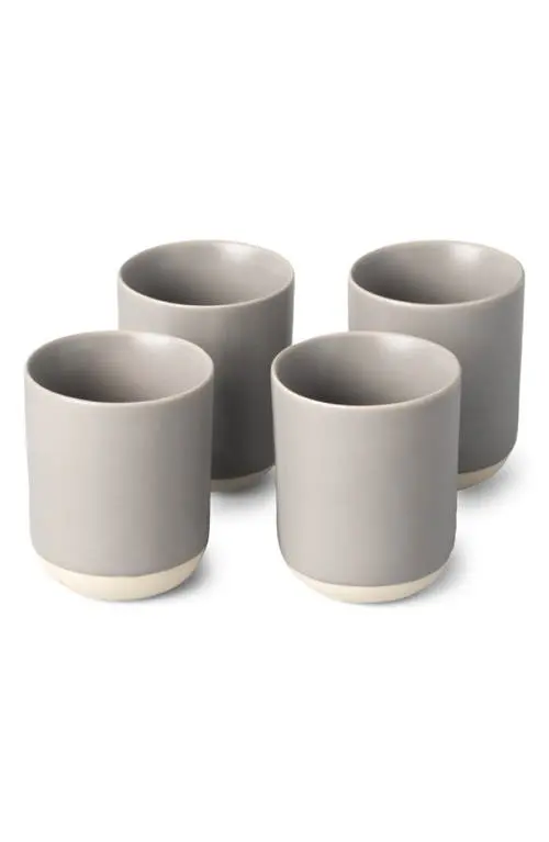 FABLE The Cappuccino Set Of 4 Cups - Dove Grey