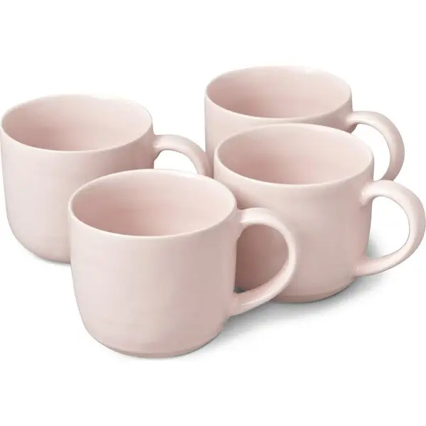 FABLE The Mugs Set Of 4 Mugs - Blush Pink
