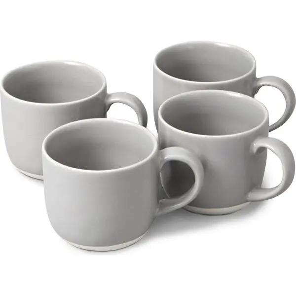 FABLE The Mugs Set Of 4 Mugs - Dove Grey