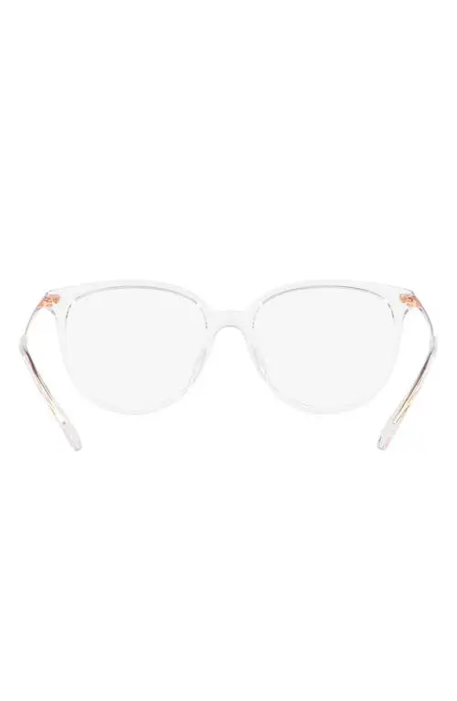 Michael Kors Westport 54mm Round Eyeglasses - Clear
