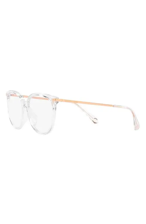 Michael Kors Westport 54mm Round Eyeglasses - Clear