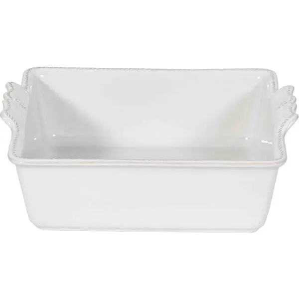 JULISKA Berry & Thread Square Ceramic Baking Dish - Whitewash