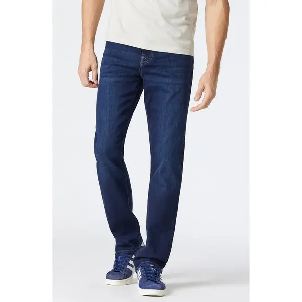 MAVI Matt Relaxed Straight Fit Jeans - Deep Brushed