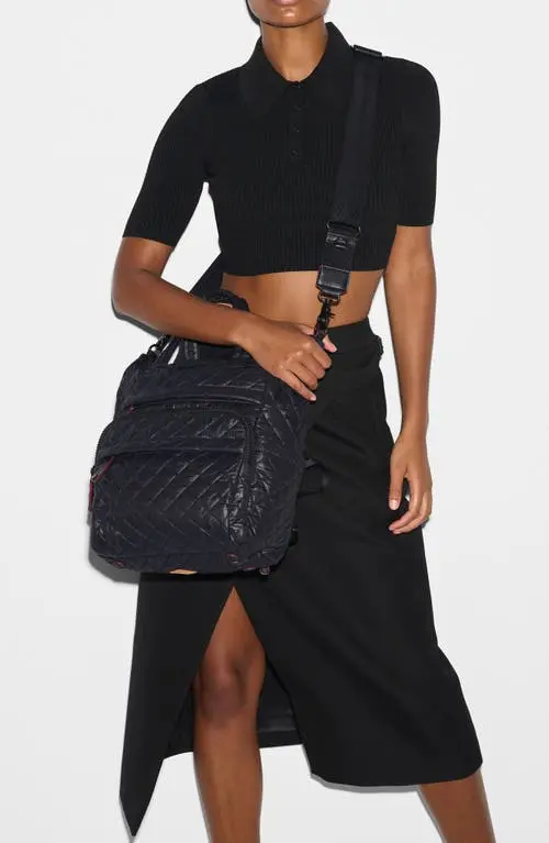 Mz Wallace Small Metro Quilted Nylon Utility Backpack