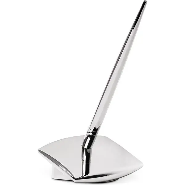 BEY-BERK Pen Stand - Silver